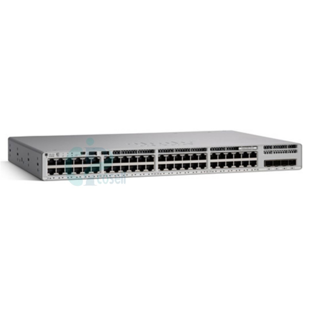سوئیچ سیسکو C9200L-48T-4X-E | سوئیچ مدیریتی 48 پورت دیتا با آپلینک 10G ...